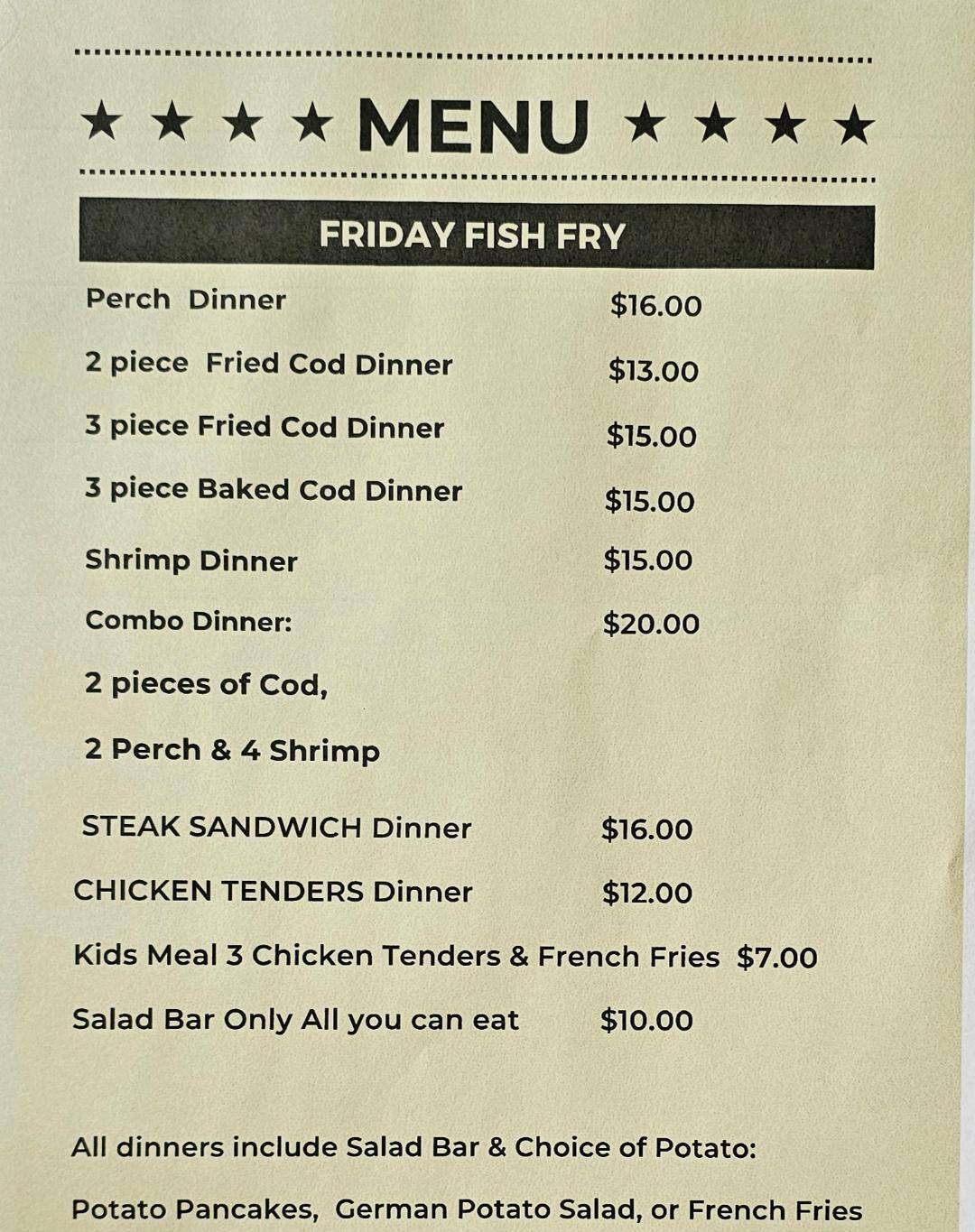 Friday Fish Fry | The Columbian West Bend